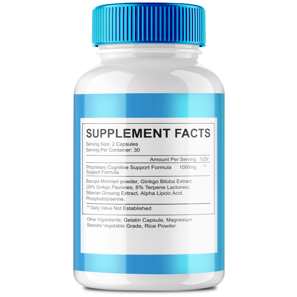 (5 Pack) Memo Defender Boost Memory & Cognitive Function, Advanced ...