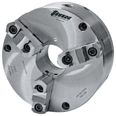 Toolmex 8" Lathe Chuck 3 Jaw Forged Steel Body TIR .0006 Made In Poland ...
