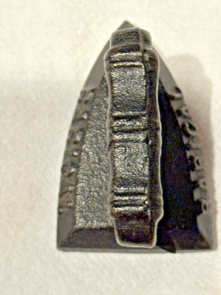 Ortho RARICAL Mini Cast Iron Sad Iron Drug Medical Pharma Ad toy sales ...