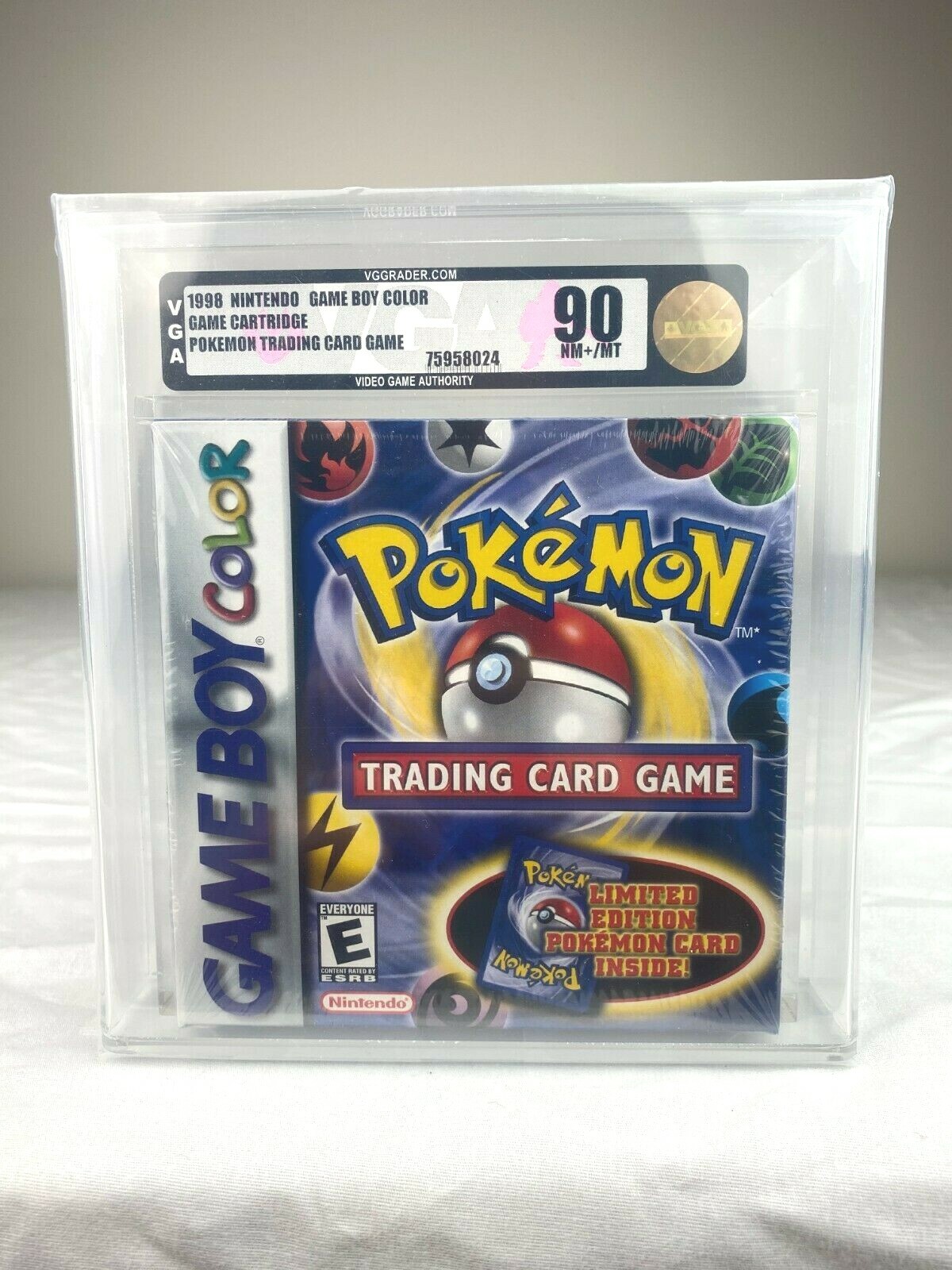 Pokemon Trading Card Game 2000 Game Boy Color GBC VGA 90 Gold NM MT Pokemon Trading Card Game 2000 Game Boy Color GBC VGA 90 Gold NM MT