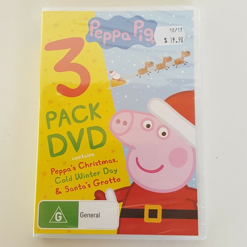 PEPPA PIG 3 Pack DVD Peppa's Christmas, Cold Winter Day & Santa's ...