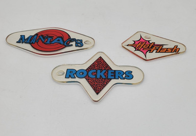 Rollergames (Williams) Key Fob Plastic PROMO Key chains set - 1990- NOS ...