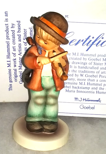 Goebel Hummel "Little Fiddler" Germany 1984 And Box. | eBay