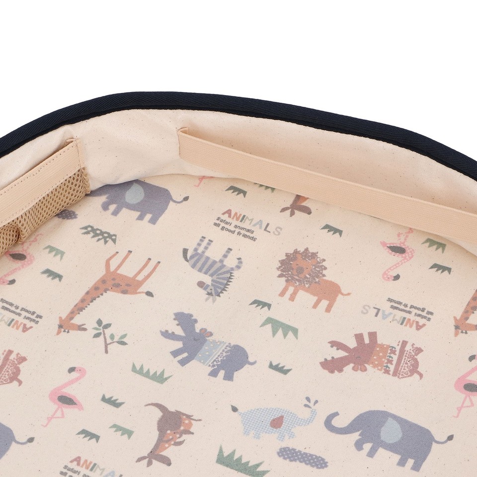 Carseat Lap Desk Portable Kids Travel Tray Non Slip Multifunctional For ...