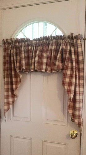 Set Of Park Designs Country Primitive Swags And Insert Valance | eBay