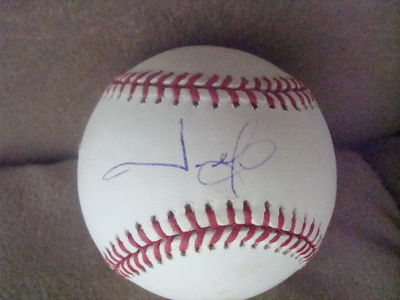 Jason Giambi AUTOGRAPHED MAJOR LEAGUE BASEBALL SIGNED NEW YORK YANKEES ...