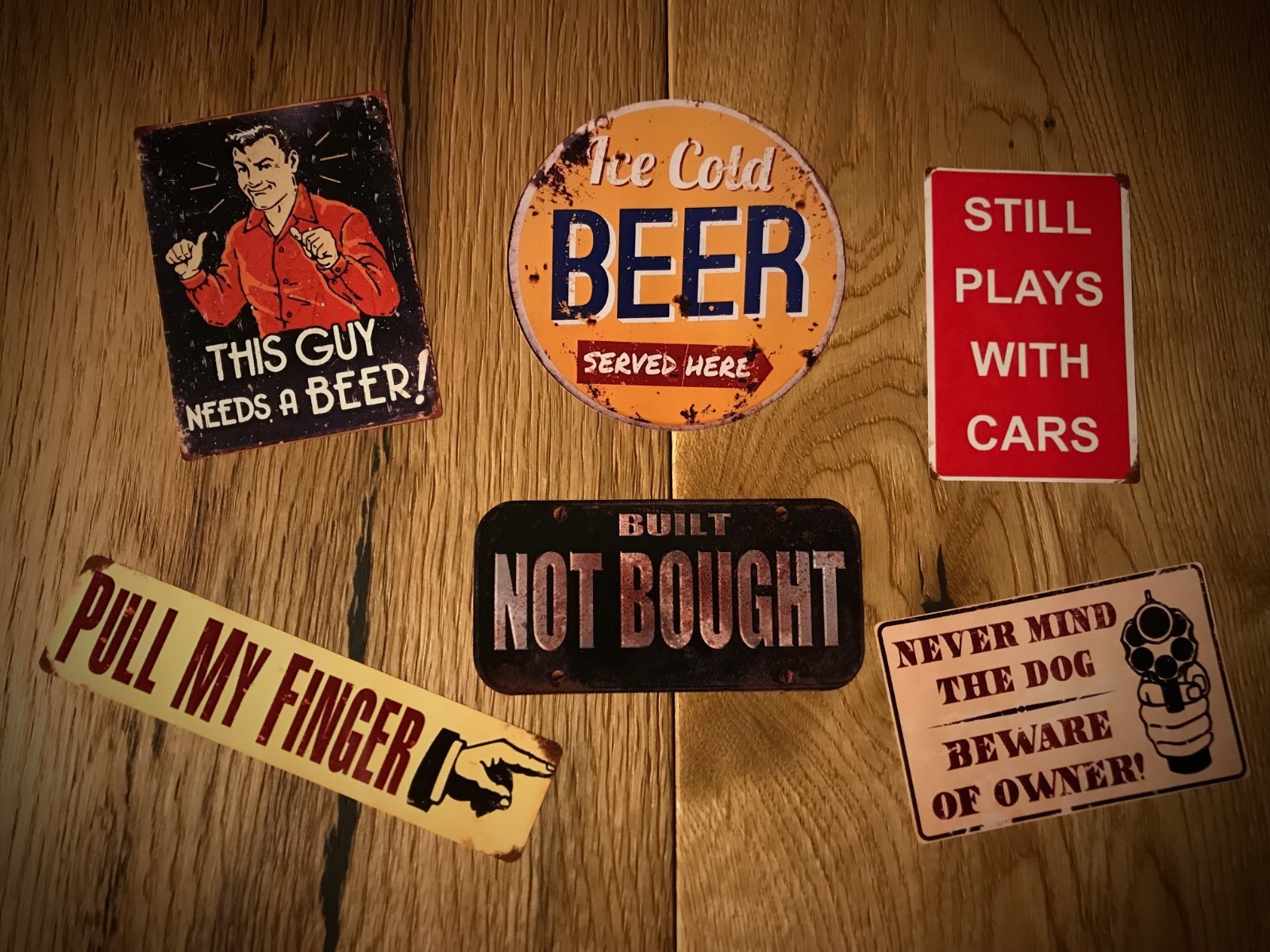 6x Bier Aufkleber fahrende Bierkiste Bollerwagen Tuning Mänenrtag ...