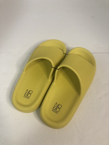 NOBO No Boundaries Sandals Women's Size 9 Yellow Pillow Slide Shoes | eBay