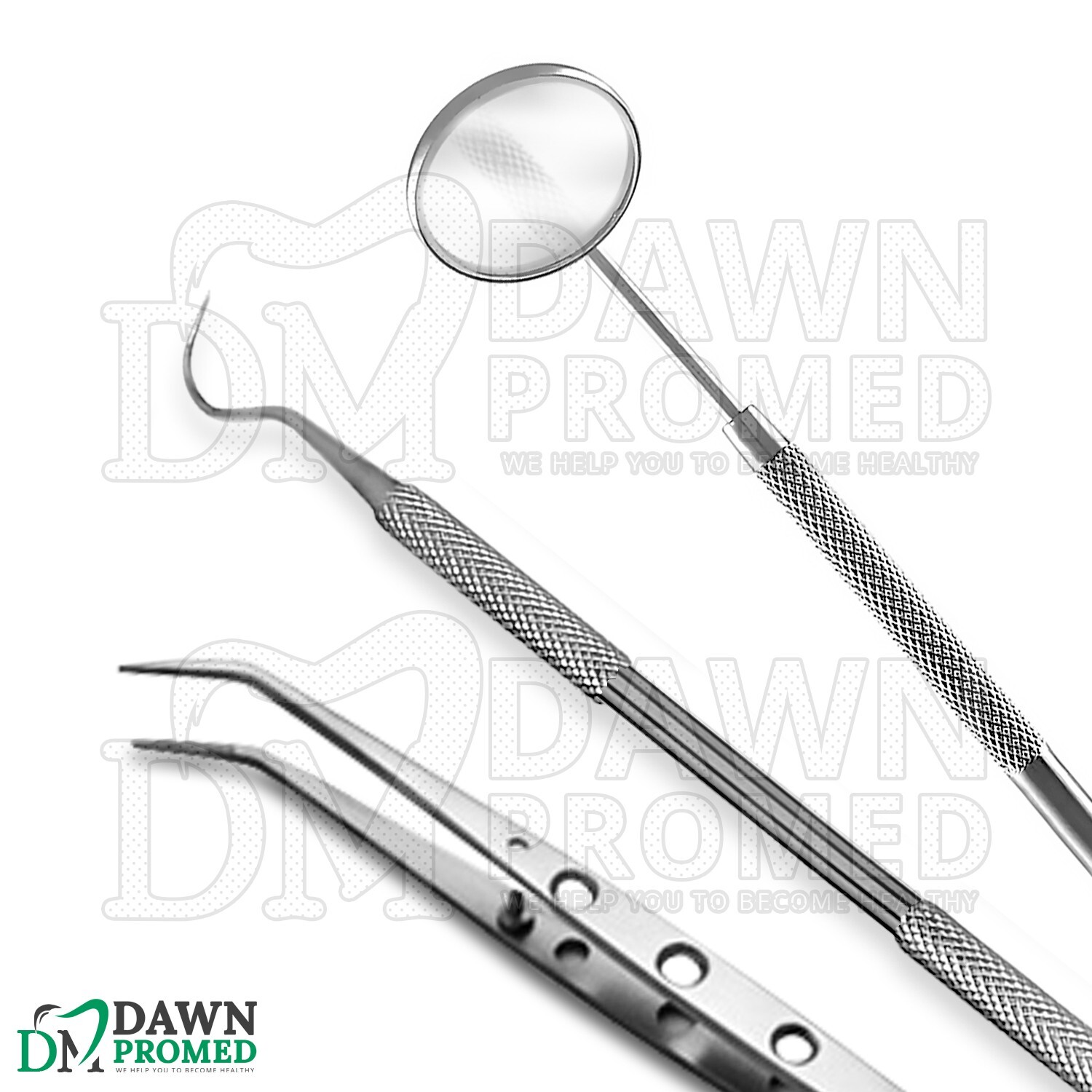 20 Pcs Basic Dental Set Examination Kit For Dentist & Students German ...