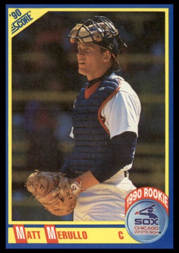 1990 Score #605 Matt Merullo Chicago White Sox Baseball Card | eBay