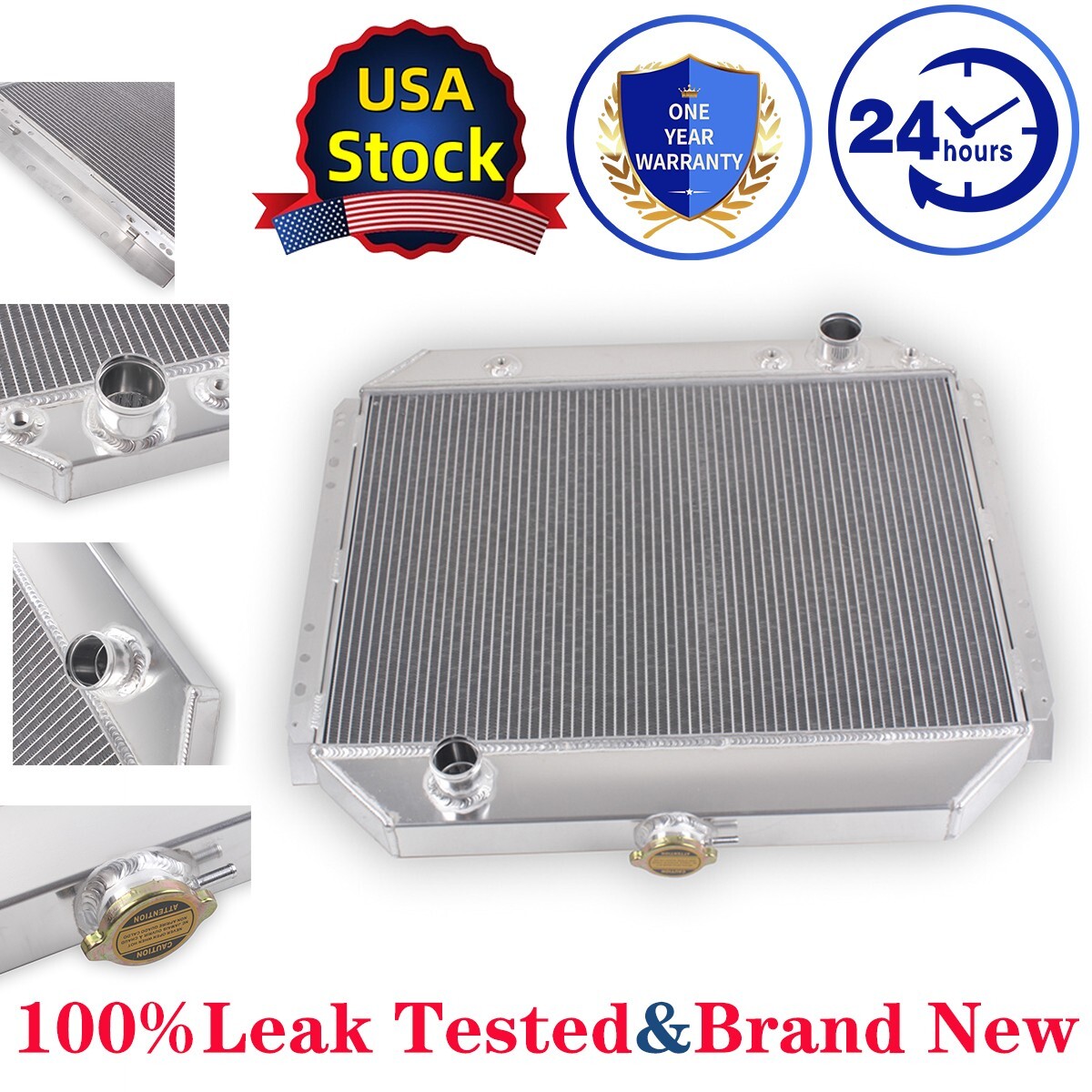 3Row Radiator Fit Ford F-Series F100 F150 F250 Truck Bronco 66-79 1965 ...