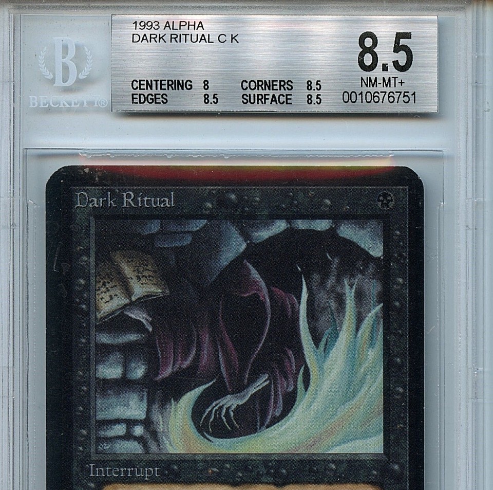 MTG Alpha Dark Ritual BGS 8.5 NM-MT+ Magic Card 7608 Amricons | eBay
