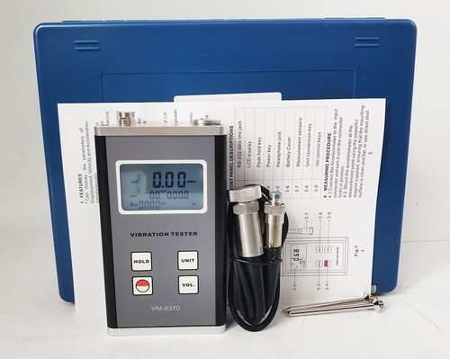 Vibration Meter Vibrometer Gauge Tester of Imbalance Deflecting Moving ...