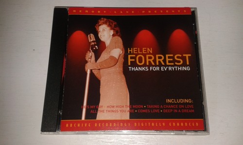 HELEN FORREST : THANKS FOR EVERYTHING CD 25 TRACKS | eBay