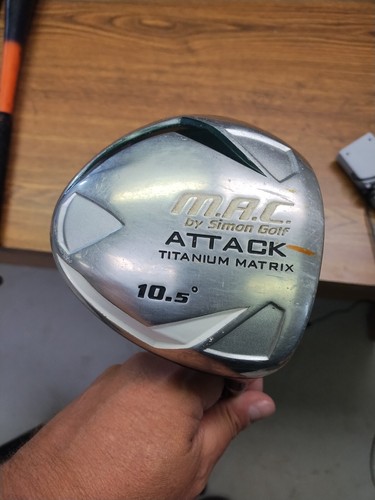 M.A.C. ATTACK Titanium Matrix 10.5 Degree Driver RH Senior Flex | eBay