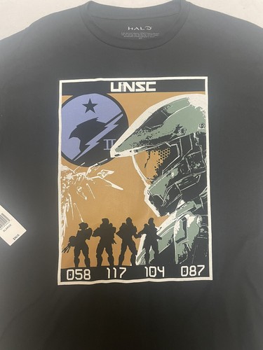 NEW HALO UNSC United Nations Space Command Officially Licensed TShirt ...