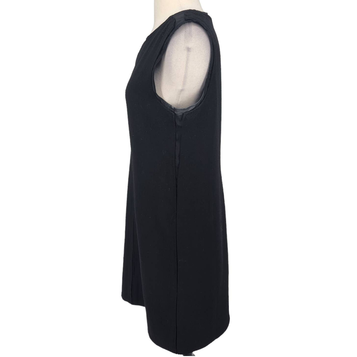 Vince Black crepe Sheath Shift Dress Size XS - Gem