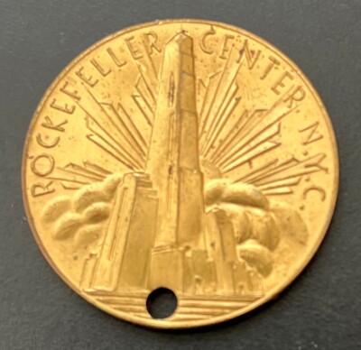 Rockefeller Center New York City NY Token State Seal of New York NYC | eBay