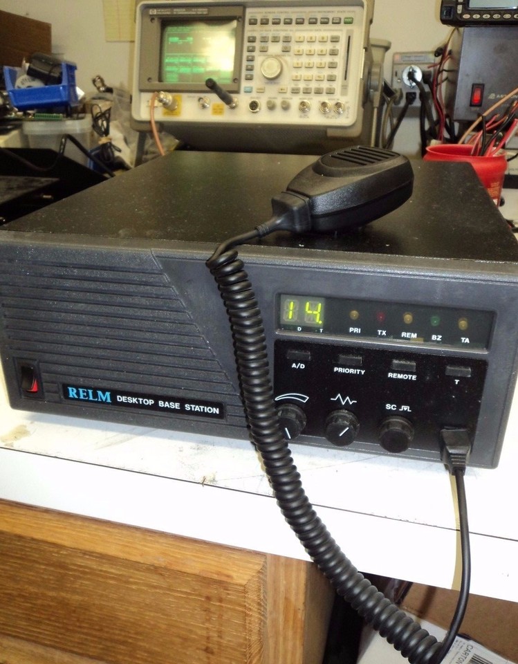 New Relm BASE / REPEATER / Radio 6 Pin MICROPHONE DBU RJ45 style SLU ...