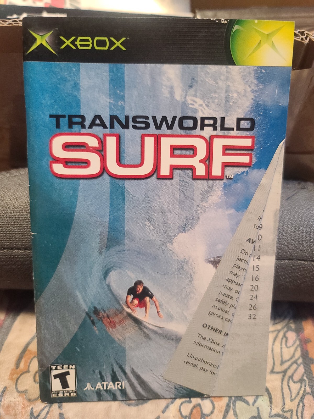 ~MANUAL ONLY~BIN372~~XBOX~Transworld surf | eBay
