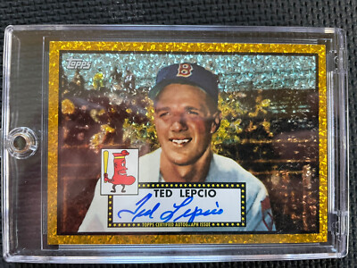 2011 TOPPS LINEAGE CANARY DIAMOND TED LEPCIO AUTOGRAPH 3/10 | eBay