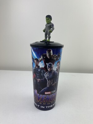 Avengers Endgame Theater Exclusive 44 oz Cup w/ Lid & Hulk Topper | eBay