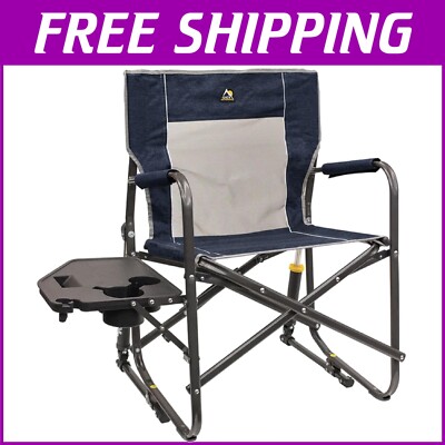 GCI Freestyle Rocker: Portable Folding Rocking Chair with Built-In Side ...
