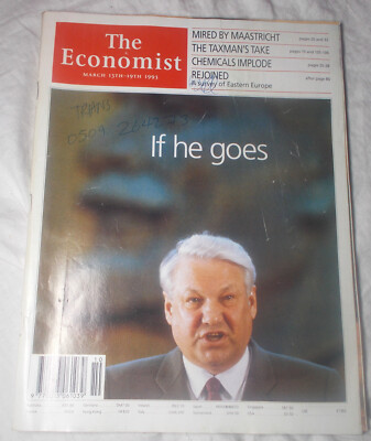 THE ECONOMIST Magazine March 13th - 19th 1993, Volume 326, Number 7802 ...