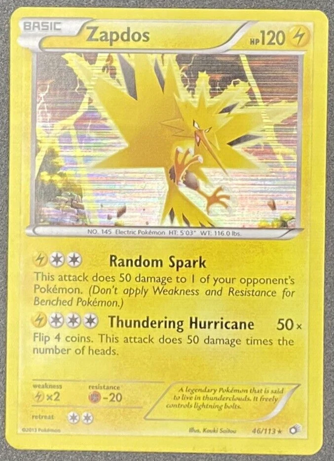Legendary Pokemon Zapdos
