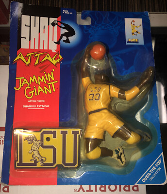 SHAQ Attaq - Jammin' Giant Action Figure - Shaquille O'Neal LSU NEW in ...