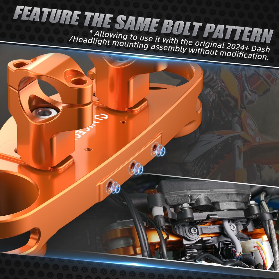 Upper Triple Tree Handlebar Riser For KTM EXC XCW 150 250 300 350 450 ...