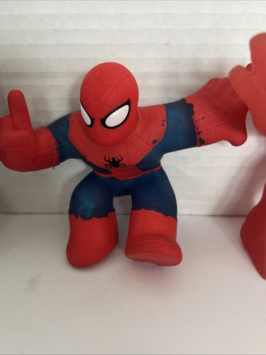 Heroes of Goo Jit Zu Marvel Lot Of 3 Capt America, Spidey, Iron Man | eBay