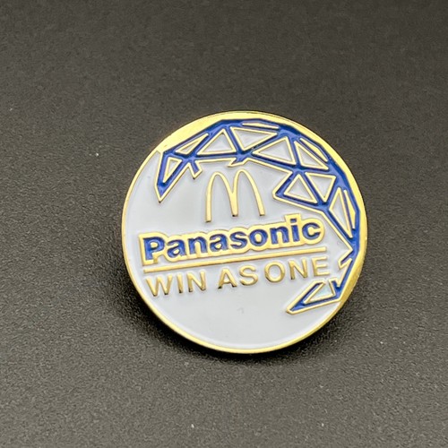 McDonald's Panasonic “Win As One” Employee Lapel Hat Pin | eBay