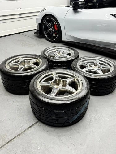 FS (For Sale) Chrome C4 ZR1 A mold Rims and Tires Deep Lug ...