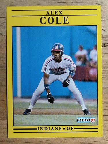 1991 Fleer #365 Alex Cole | eBay