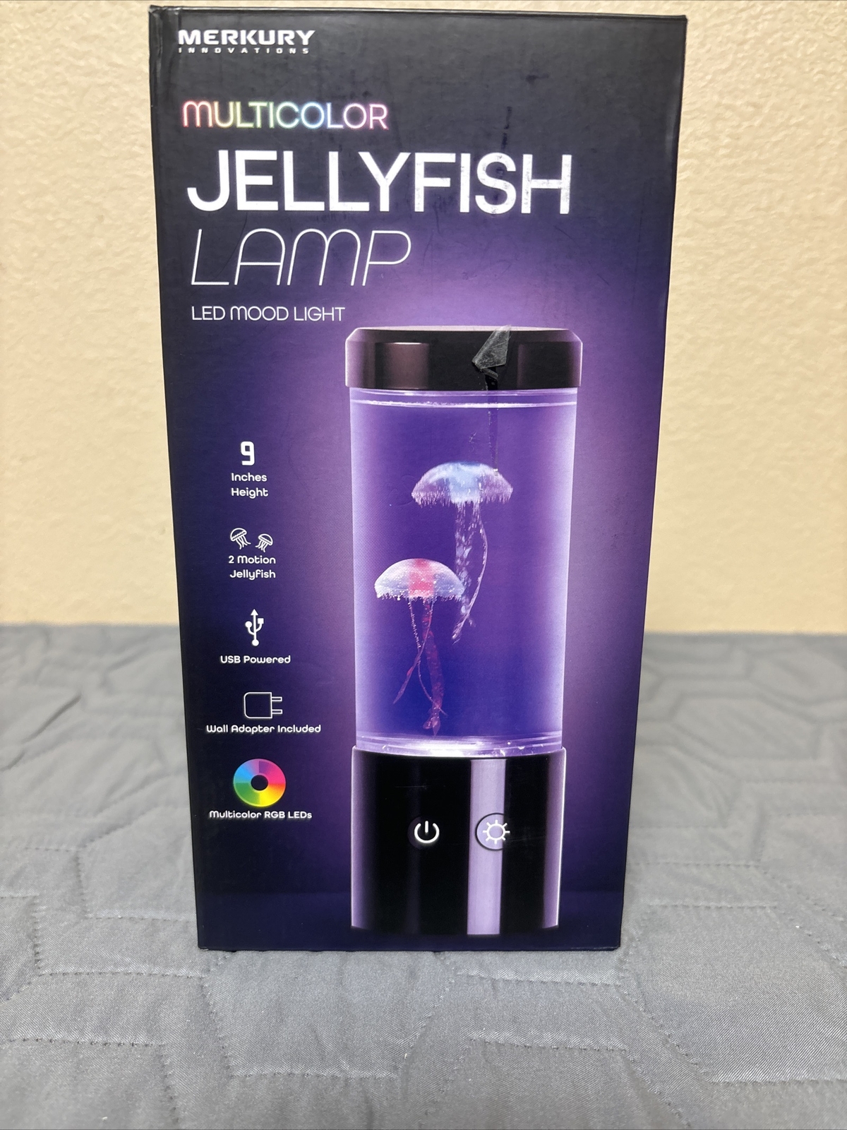 MERKURY JELLYFISH LED MOOD LIGHT LED MULTICOLORED LAMP- Open Box for ...