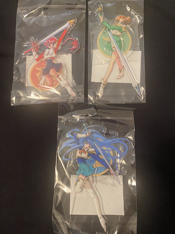 Magic Knight Rayearth Acrylic Figure Stand Complete Set Brand New | eBay