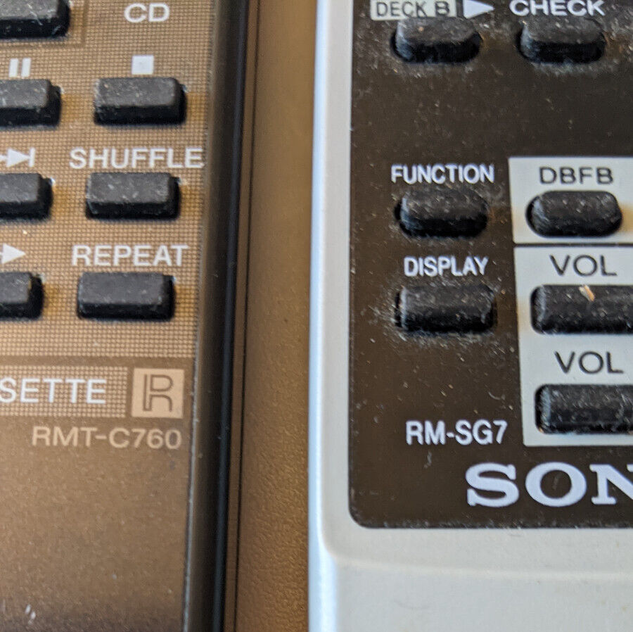 Genuine SONY Remote Controls for AUDIO/VIDEO SISTEMS. Assorted. Tested ...