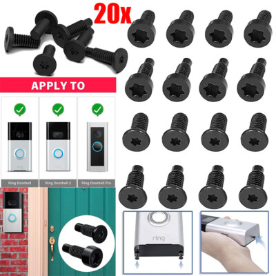 20pc Replacement Ring Doorbell Screws Compatible Video Doorbell ...