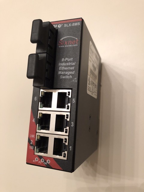 Sixnet Slx-8ms-5st 8 Port Industrial Ethernet Managed Switch for sale ...