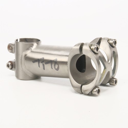 TiTo Titanium Stem 90mm 5° Silver 1-1/8" Threadless 31.8 Clamp 158g | eBay