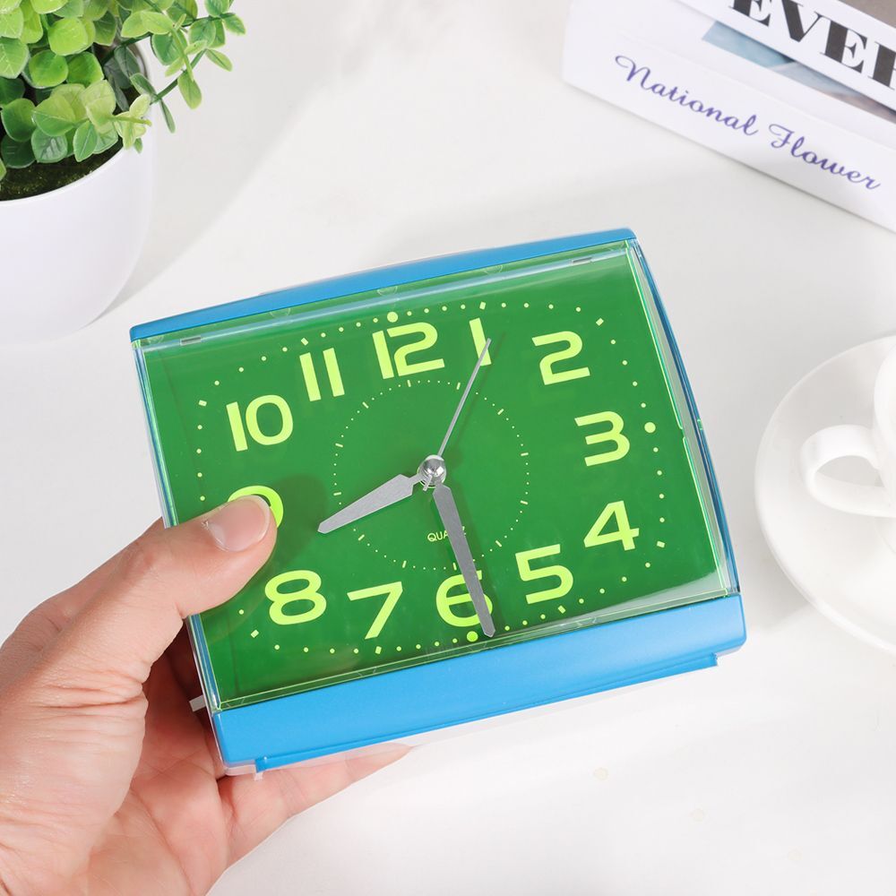 Simple Night Light No Tick Bedside Clocks Number Clock Home Decor Alarm ...