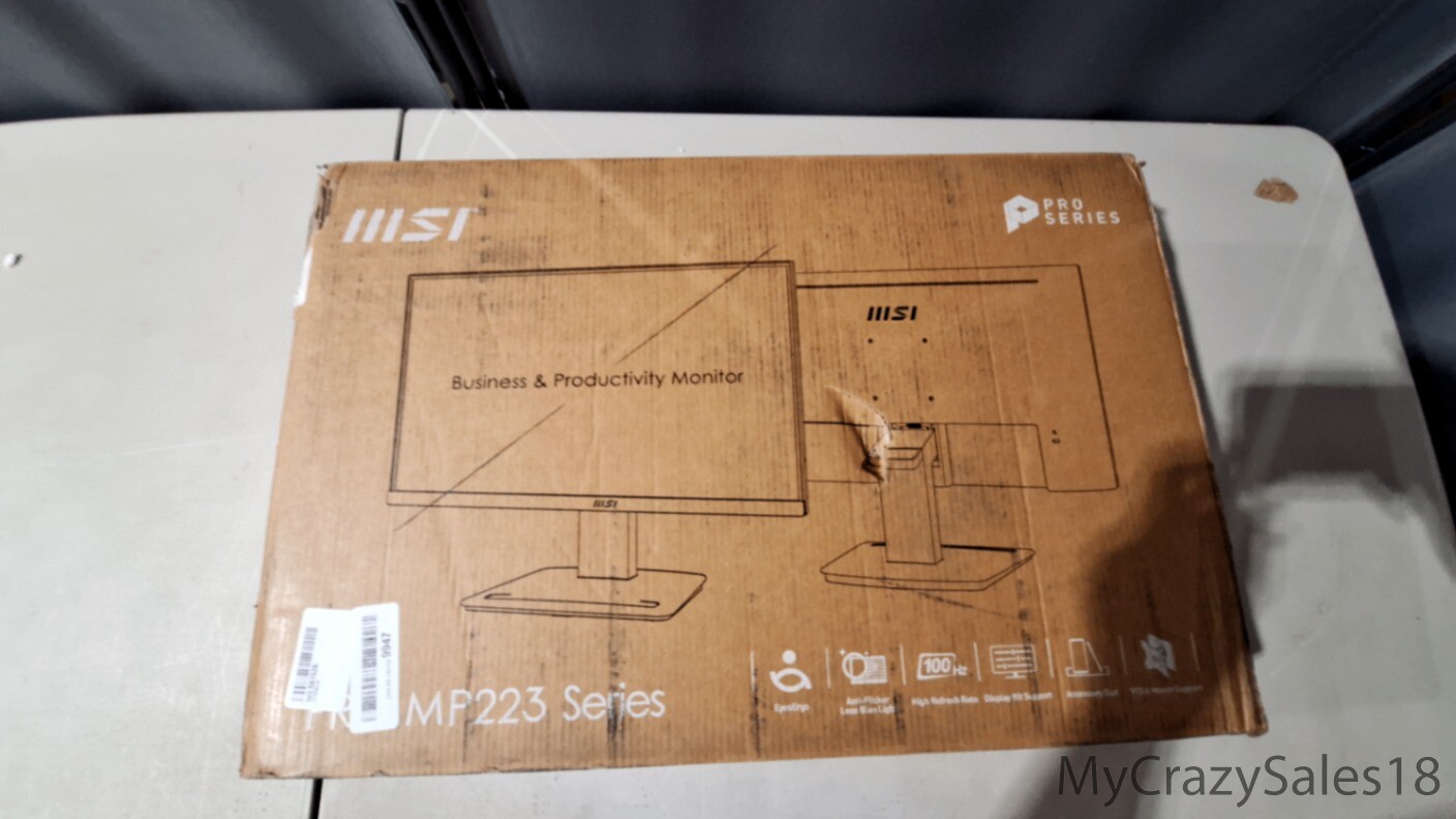 MSI PRO MP223, 22-inch VA 1920 x 1080 (FHD) Computer Monitor | eBay