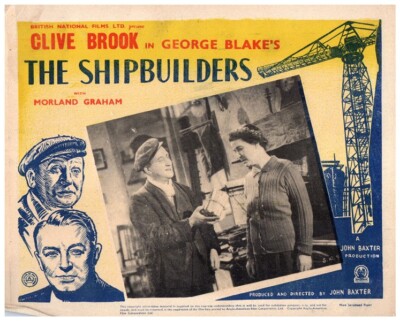 The Shipbuilders Original Lobby Card 1943 British movie great artwork ...