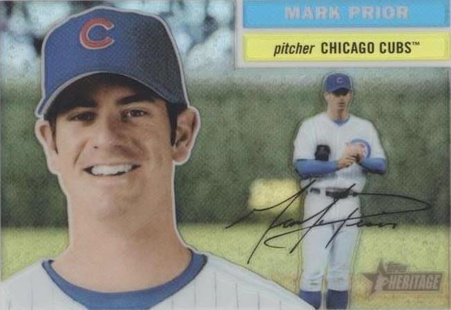 2005 Topps Heritage - Chrome Mark Prior #THC9 Refractor /556 for sale ...