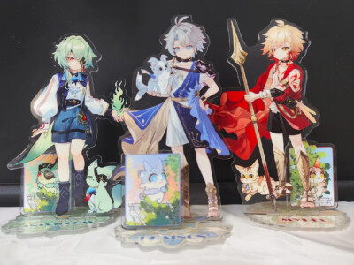Honkai: Star Rail Phainon Mydei Anaxa Acrylic Stand Standee Tabletop ...