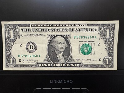 2017A series $ 1 scatter or broken ladder note ( 34567890) B 57834960 A ...
