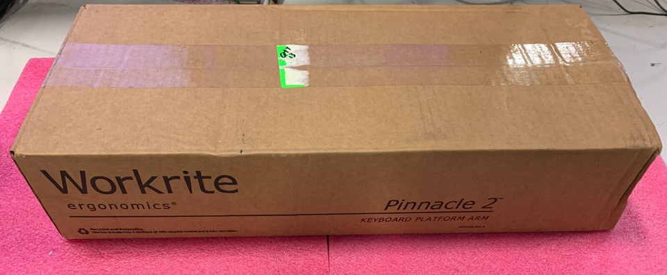 Workrite Budget Pinnacle 2 Adjustable Keyboard Platform Arm 3175-22N 22 ...