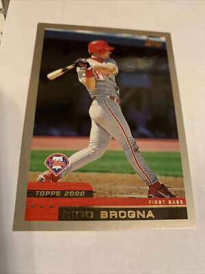 2000 Topps Baseball Card 273 Rico Brogna Philadelphia Phillies Nm+ Free ...