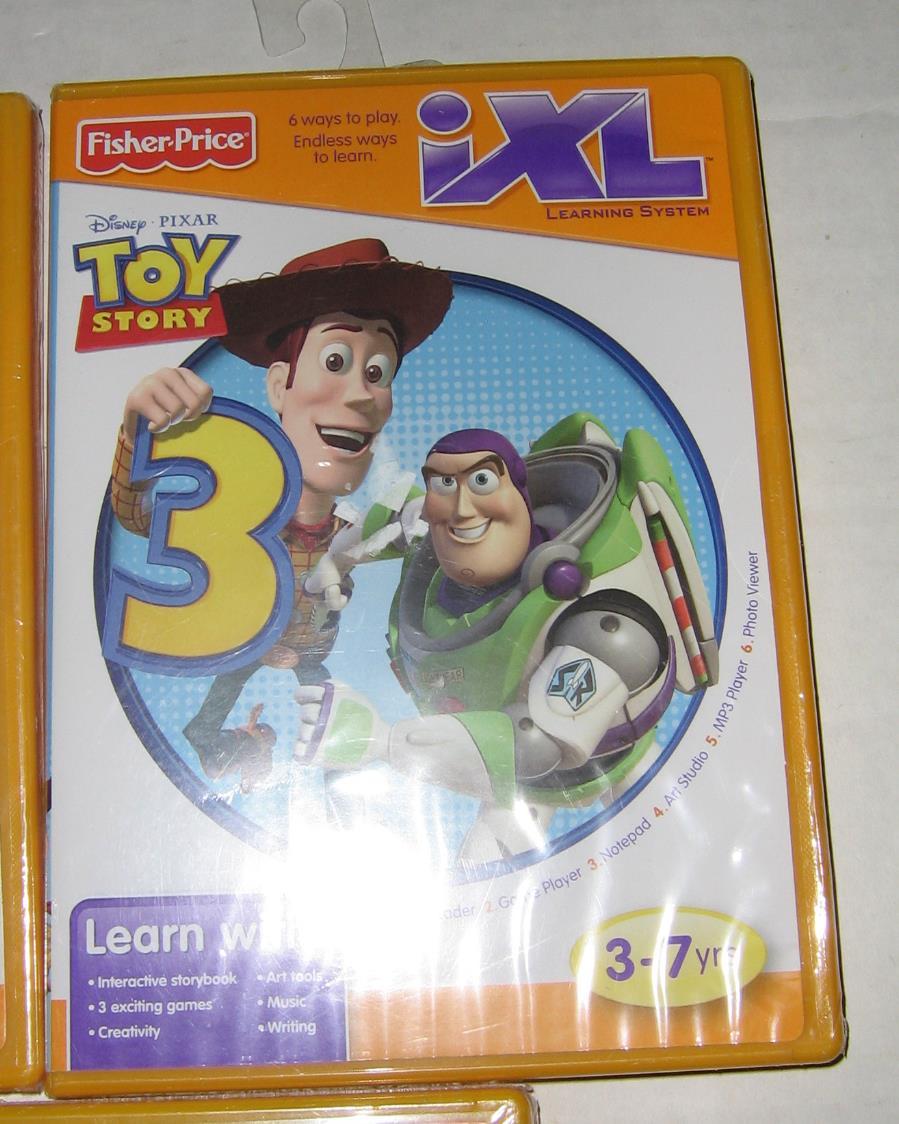 FISHER-PRICE IXL - SET OF 5 BRAND NEW GAMES - SPONGEBOB, TOY STORY ...